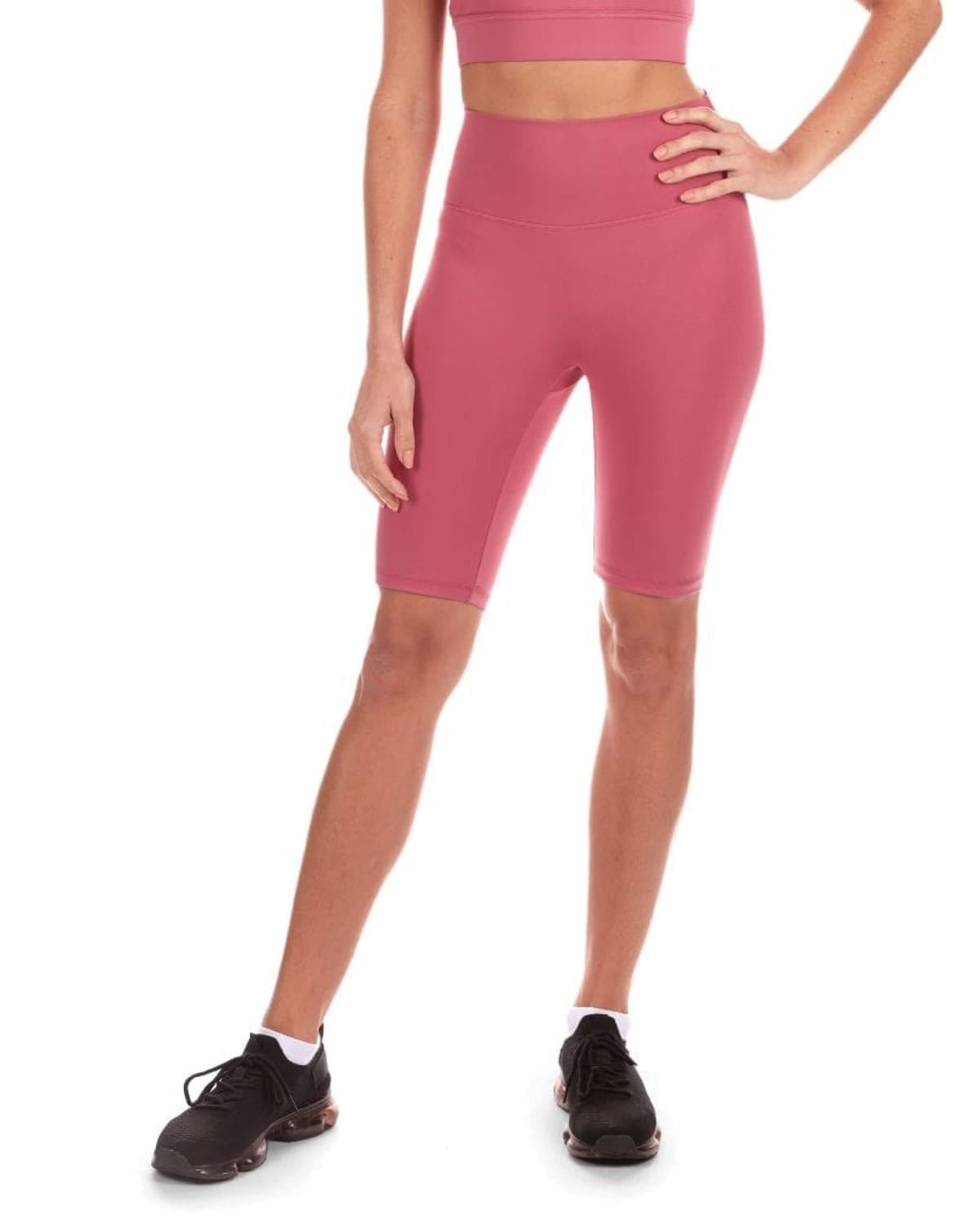 Wellfit Scrunch Butt Stitch Bum Enhancing Knee Length Athletic Short, S ...