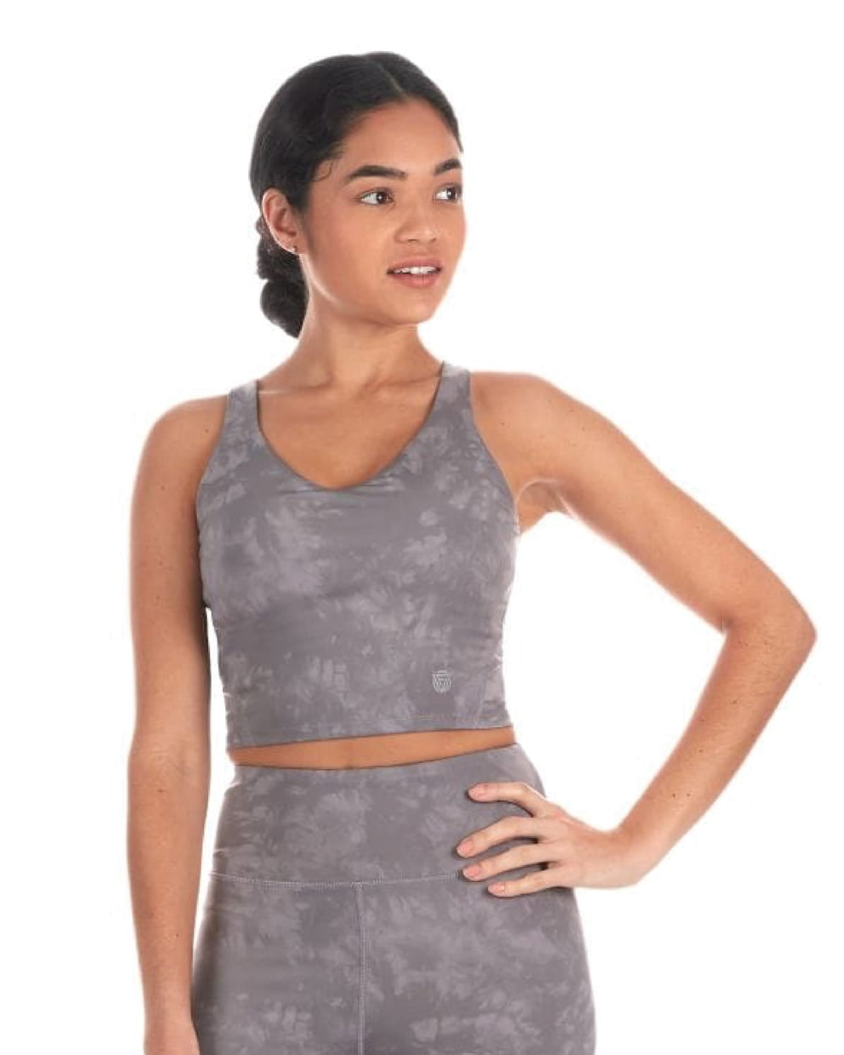 Wellfit Women's Tie Dye Print Sports Bra with Removable Cups - Walmart.com