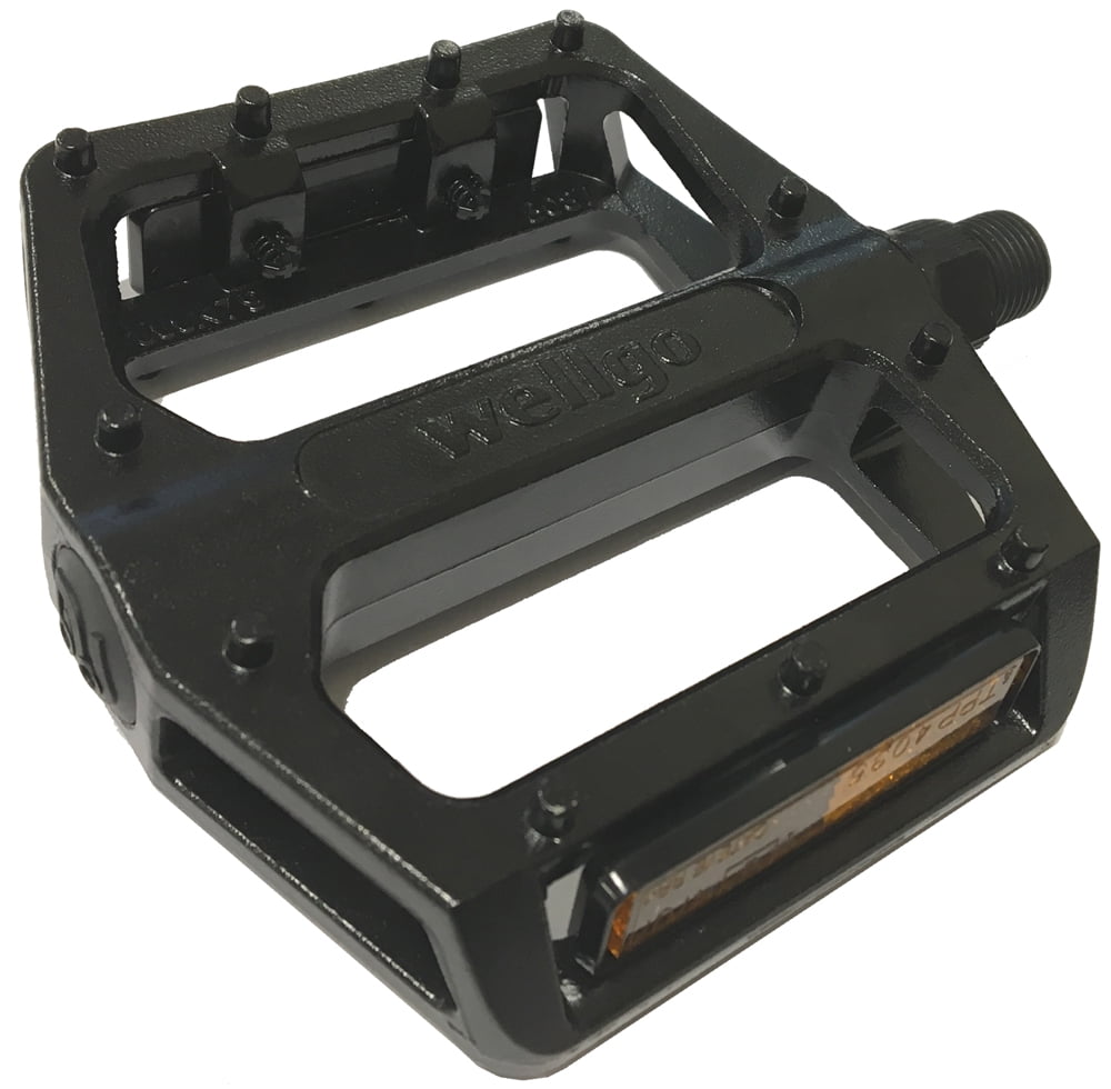 Wellgo 2DU Bearing - B087 Platform 9/16" Pedal - Black - Walmart.com