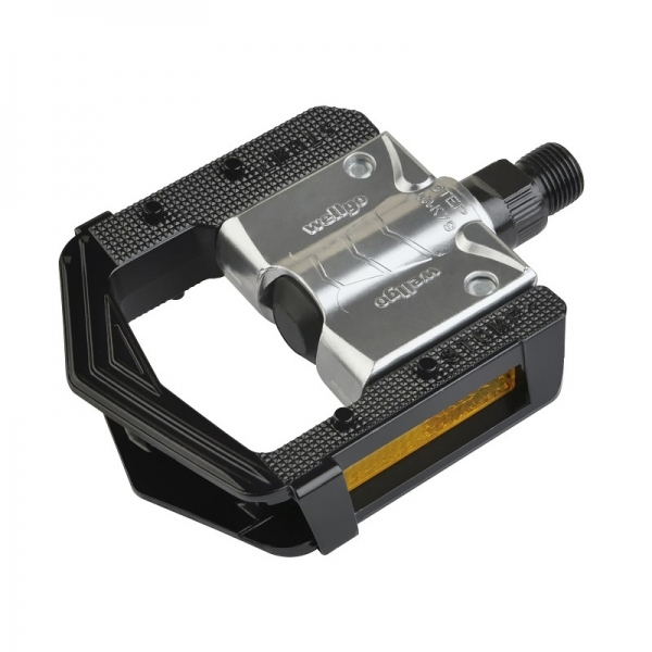 Wellgo 2DU Bearing - F265 Folding 9/16" Pedal in Black - Walmart.com