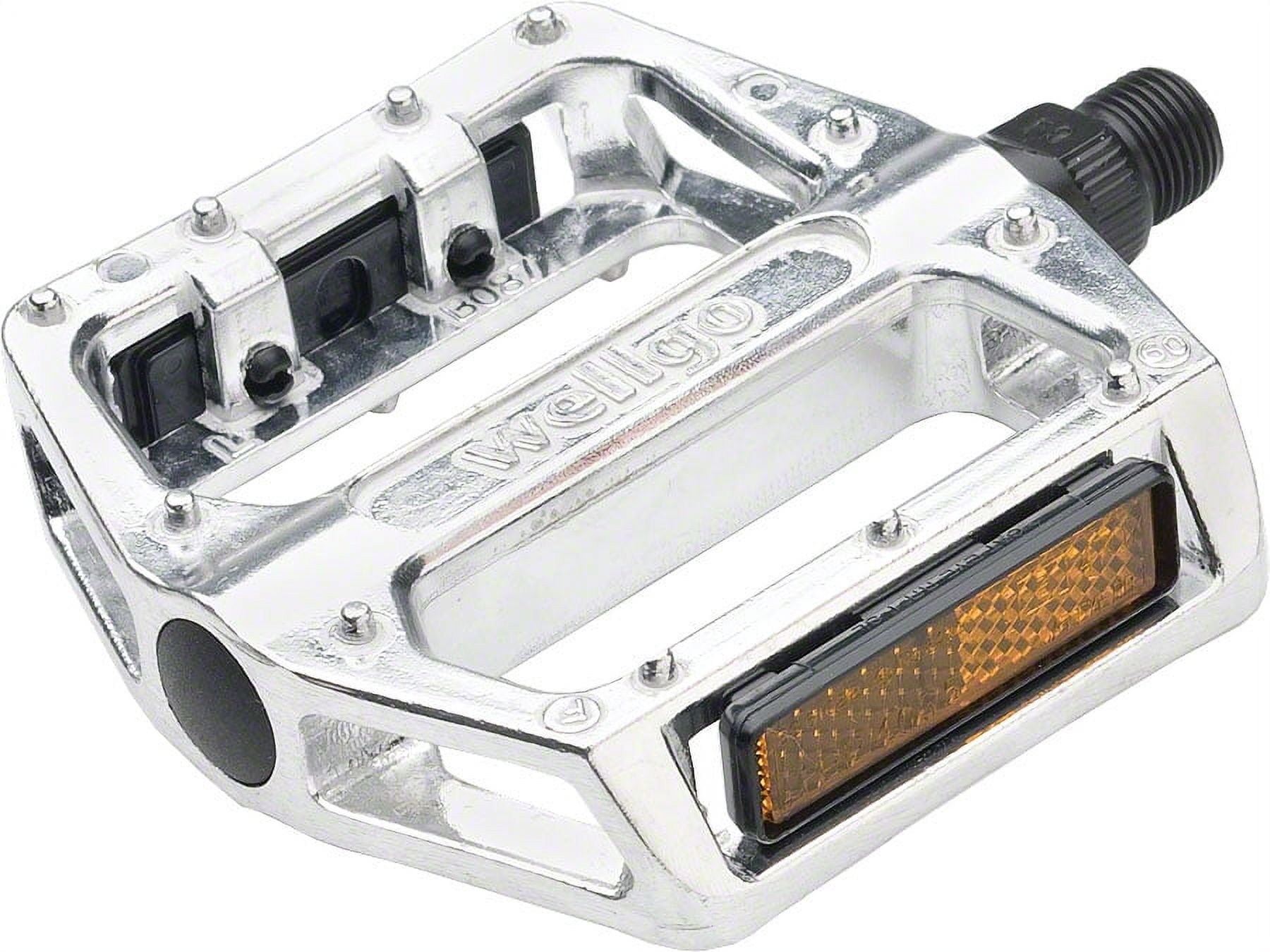 Wellgo B087 Pedals - Platform, Aluminum, 1/2", Silver - Walmart.com