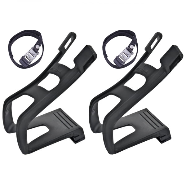 Wellgo MT-14 ATB Toe Clip & Strap Sets in Large (Pair) - Walmart.com