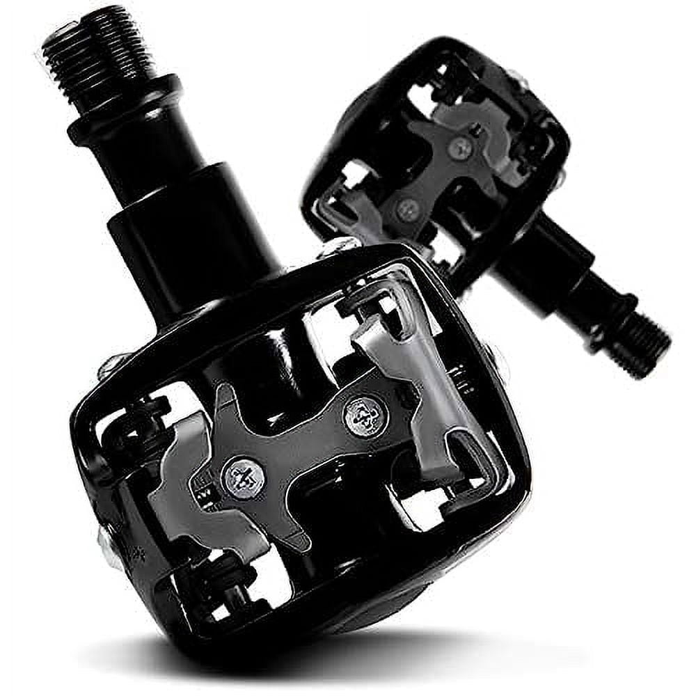 Wellgo MTB Mountain Bike Pedals and Cleats SPD Compatible Wpd-823 ...