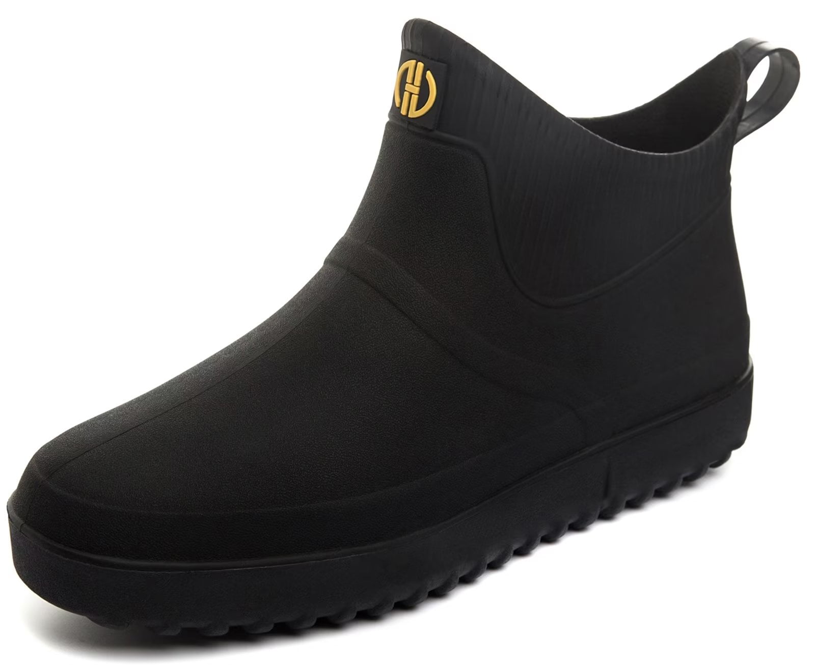 Wellies Mens Short Ankle Wellington Boots Waterproof Chelsea PVC Rubber ...