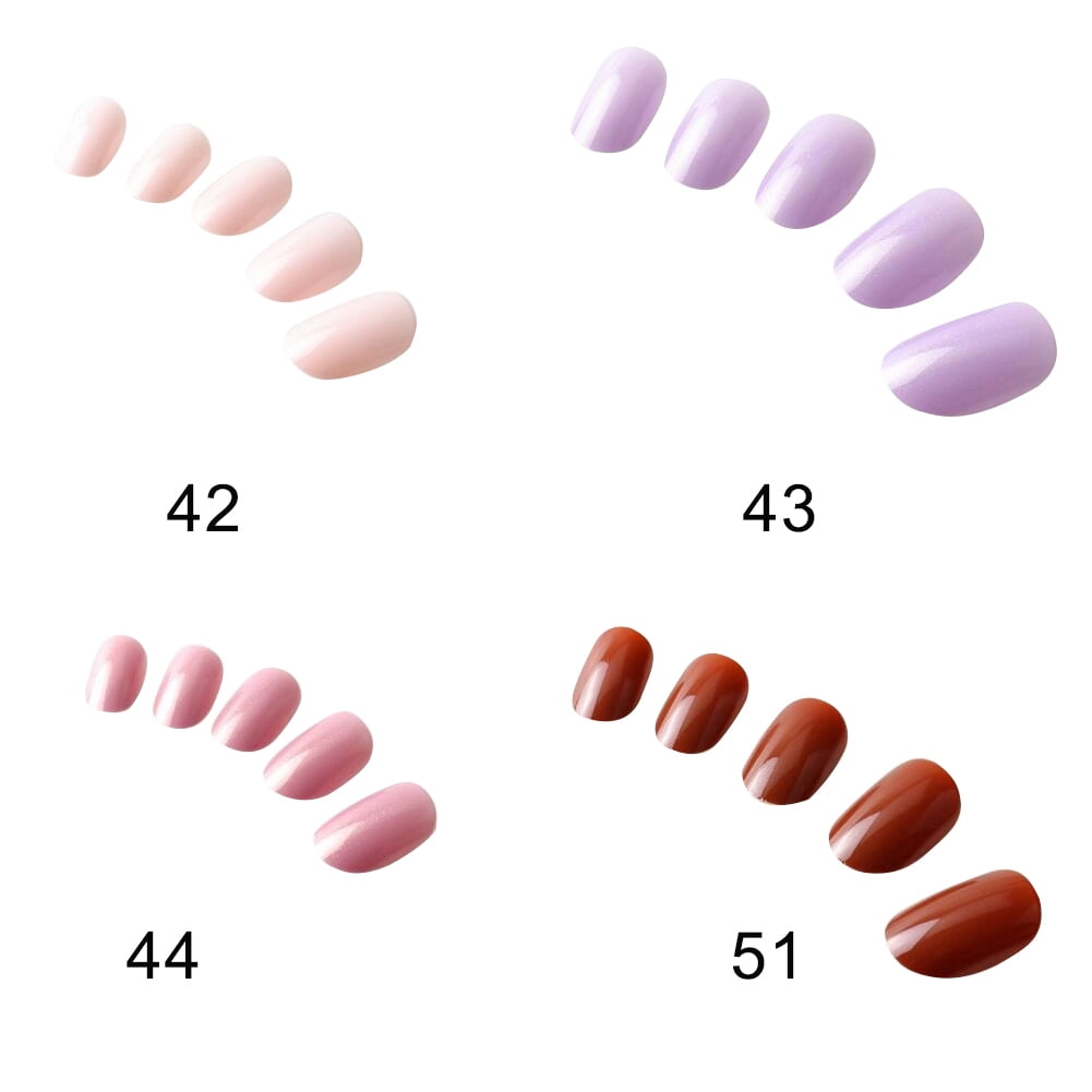 Welling 100Pcs Nail Tips DIY Plastic Full Cover Fake Fingernail ...