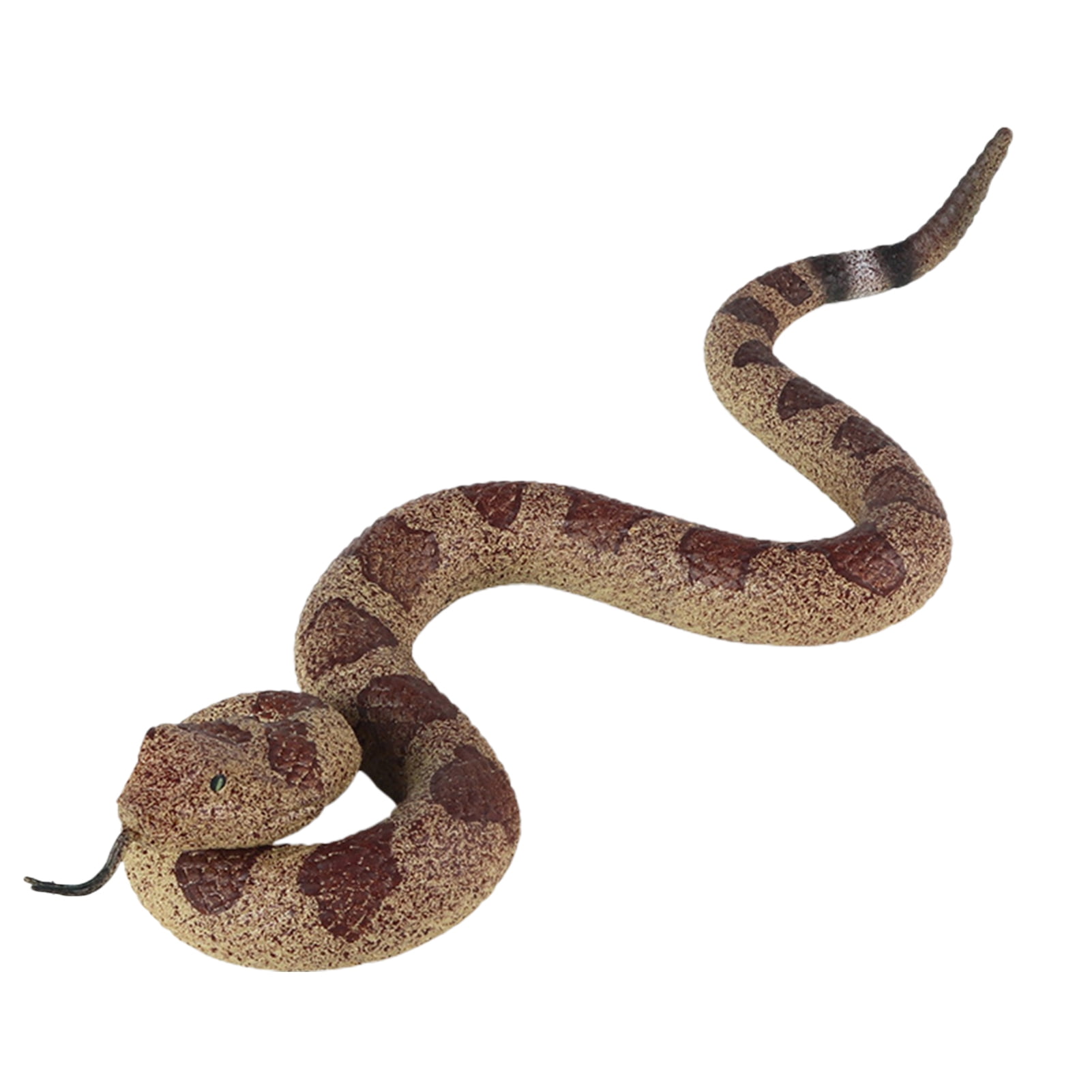 Welling Fake Snake Model Realistic Soft TPR Green Snake Scary Prank Toy ...