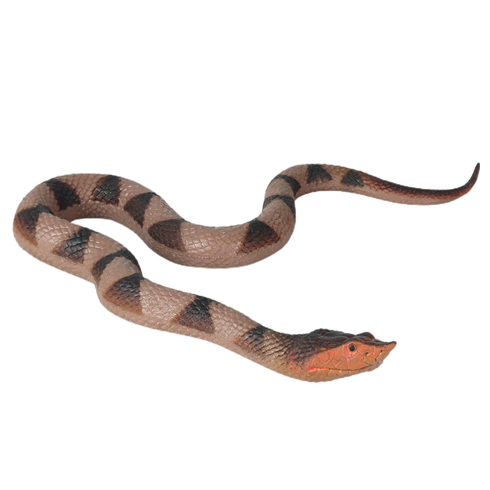 Welling Fake Snake Model Realistic Soft TPR Green Snake Scary Prank Toy ...