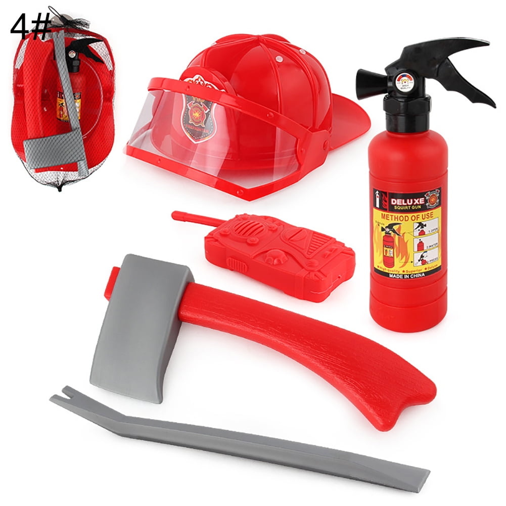 Welling Kids Pull-Type Fire Extinguisher Water Gun Cap Firefighting ...