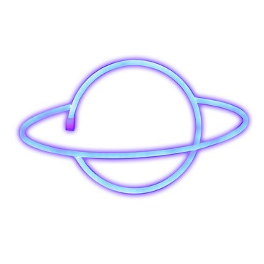 Planet Saturn neon sign,Planet Galaxy Neon Signs,UFO LED Neon Lights ...