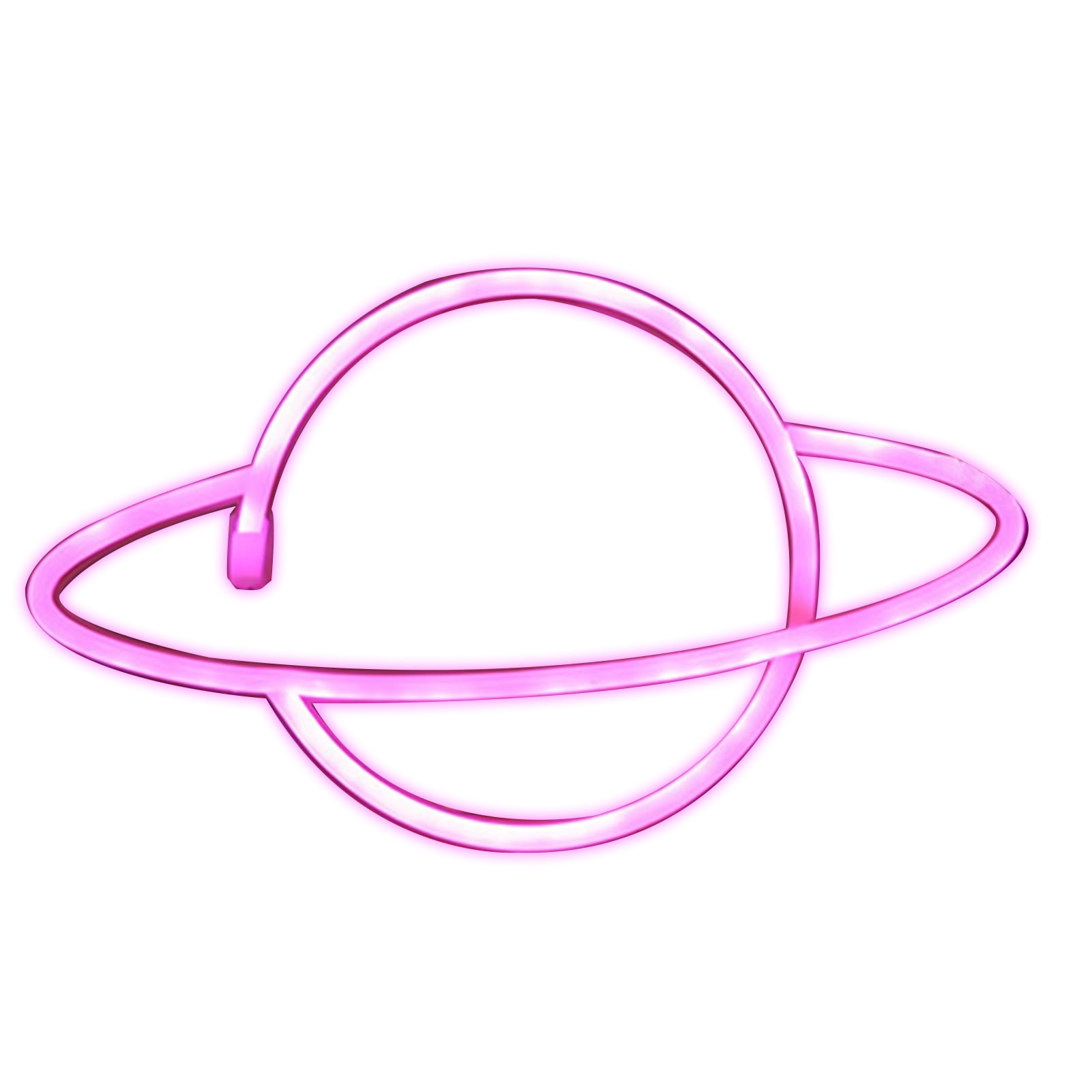 Welling Planet Shaped High Brightness Colorful LED Light Neon Sign Lamp ...