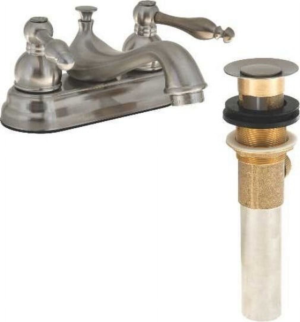 Wellington Ceramic Disc Bathroom Faucet With Teapot Style Handles ...