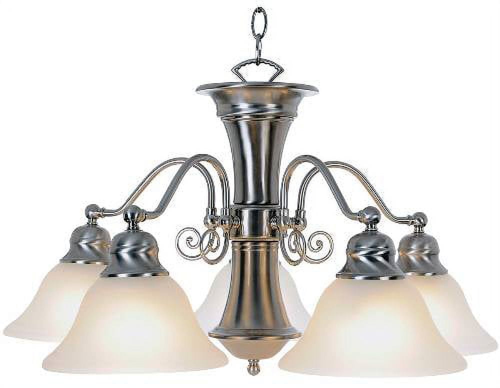 Wellington Chandelier Ceiling Fixture With Five 13 Watt Compact Type ...