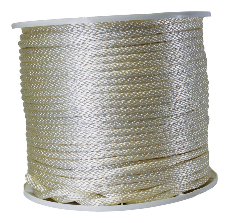 Koch 3/8 in. D X 500 ft. L White Solid Braided Nylon Rope - Walmart.com