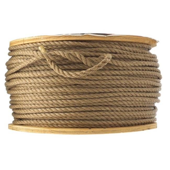 Wellington J3224S0600S Twisted Poly Rope Spool Tan - 0.37 in. x 400 ft ...