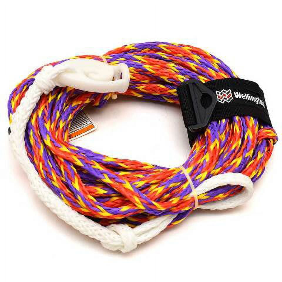 Wellington Marine Boat Tow Rope 88382 | 50 Foot 340LB 2 Rider - Walmart.com