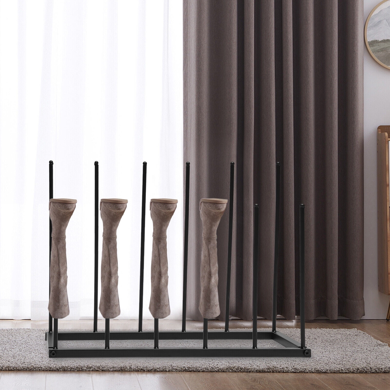 Wellington Welli Boot Rack Wrought Iron Traditional Handmade US Storage ...