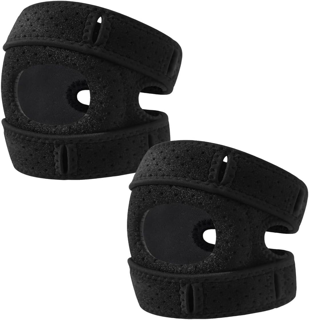 Wellknee Knee Brace, Wellnee Patellar Pad, 2 Pack Adjustable Patellar ...