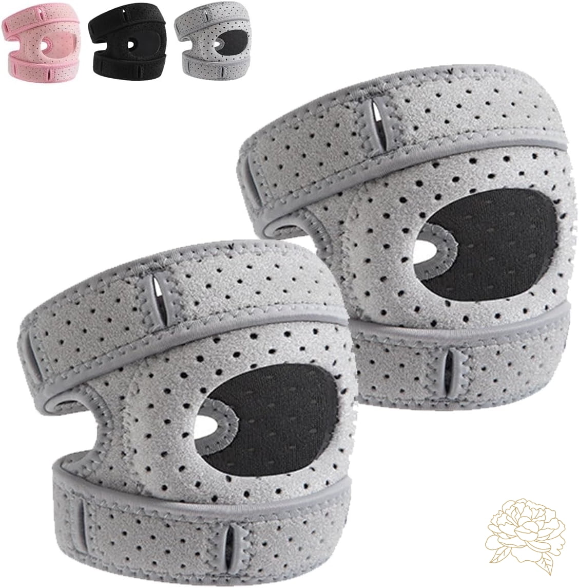 Wellknee Knee Brace, Wellnee Patellar Pad Realign Knee Joint While You ...