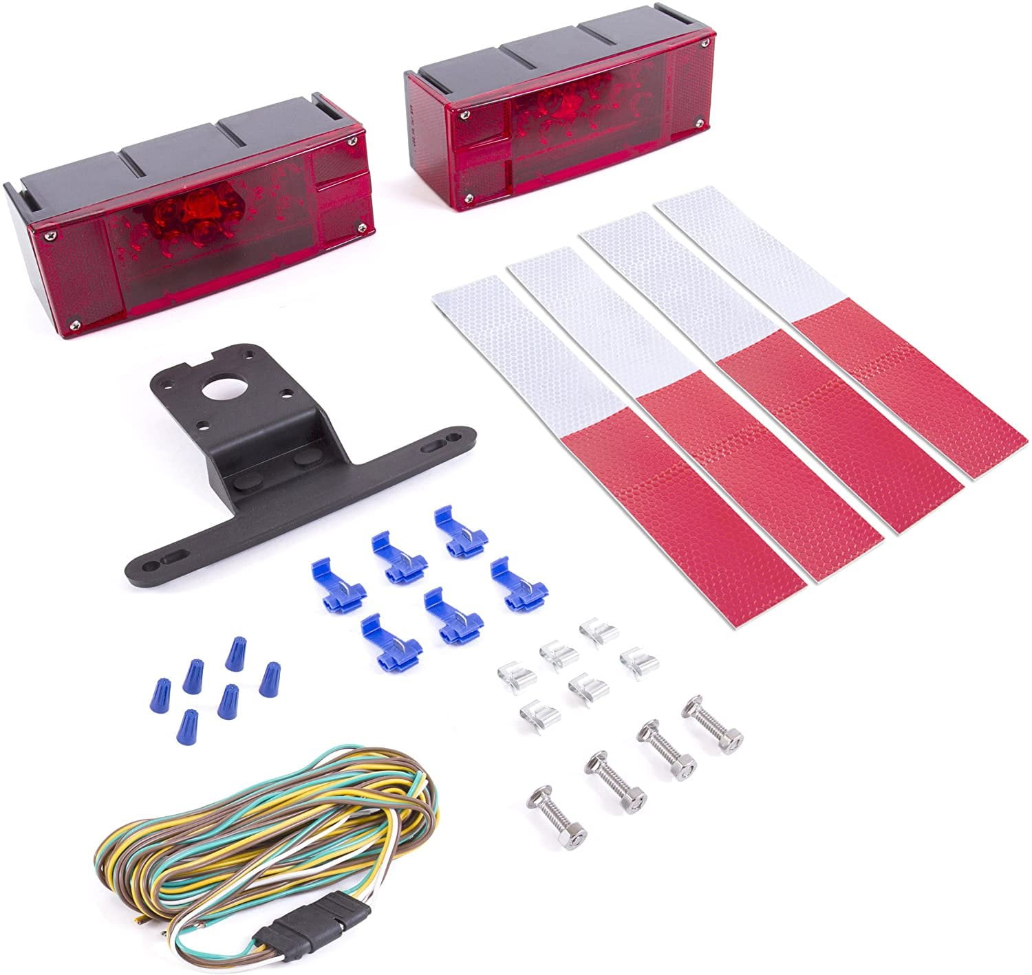 Wellmax 12V LED Trailer Lights, Waterproof, for RV, Boat, Marine ...