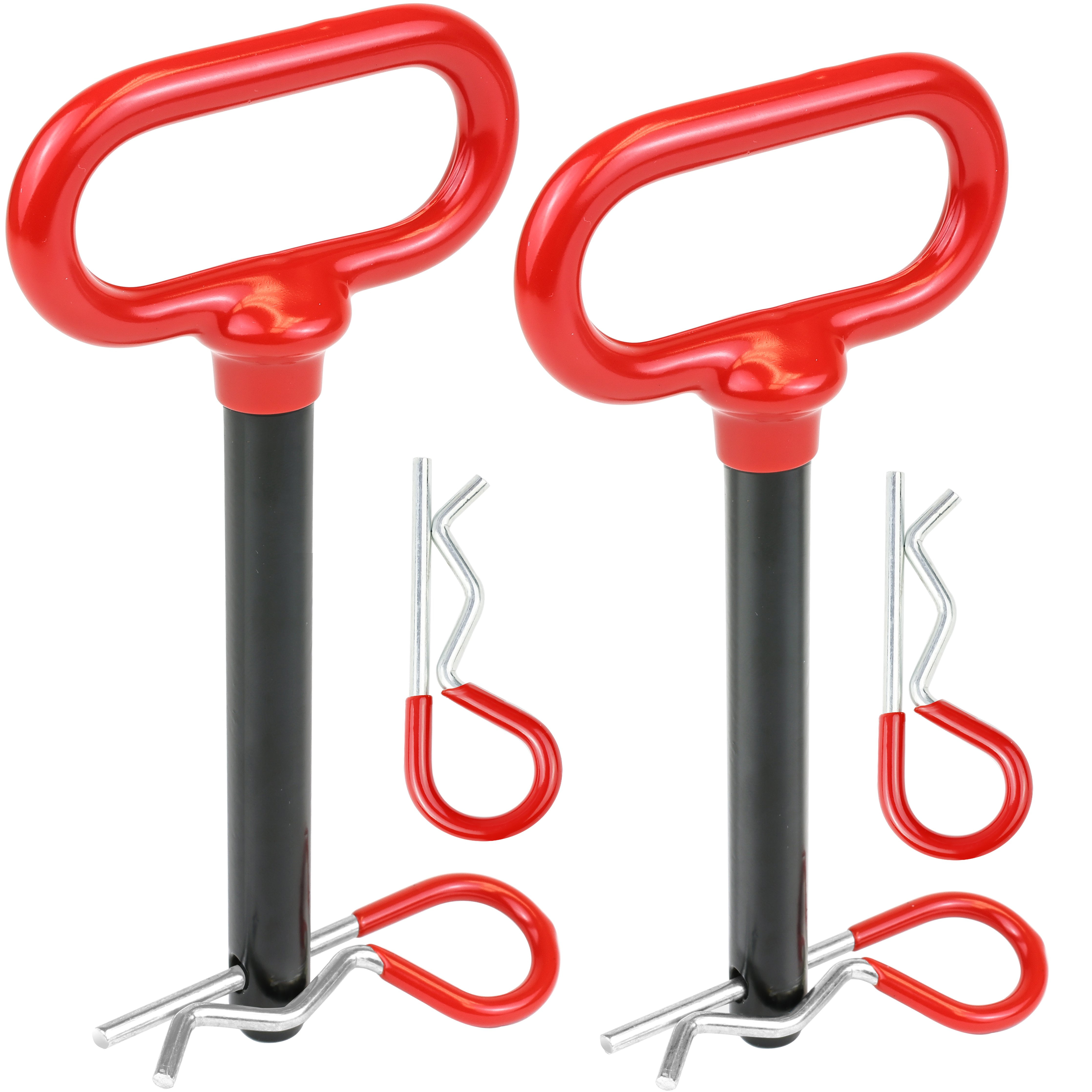 Wellmax 2PC 1/2" Diameter Trailer Hitch Pin Set - 3-5/8" and 4" Shank ...