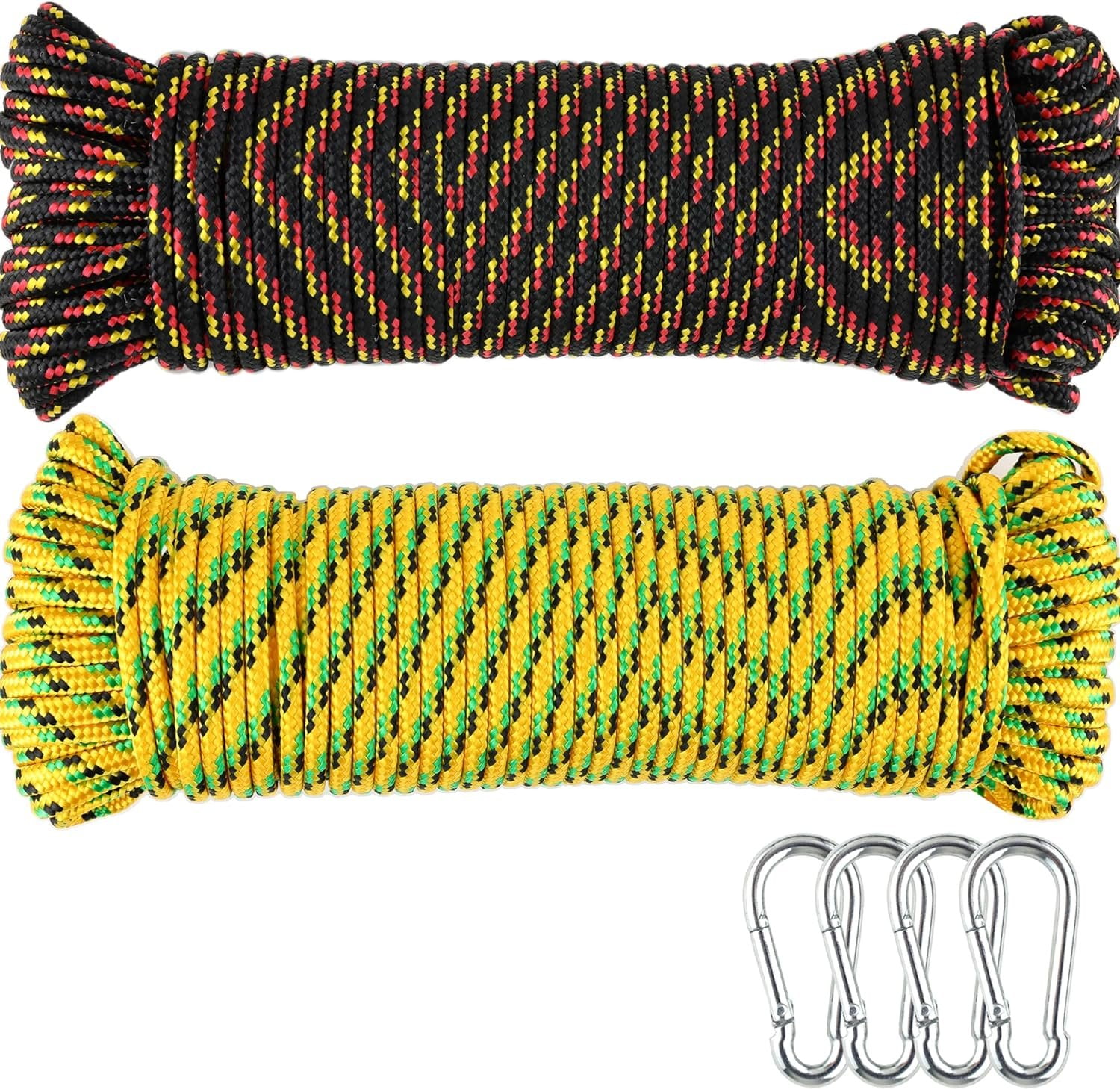 Wellmax 3/16" x 100' Diamond Braided Polypropylene Rope with UV ...