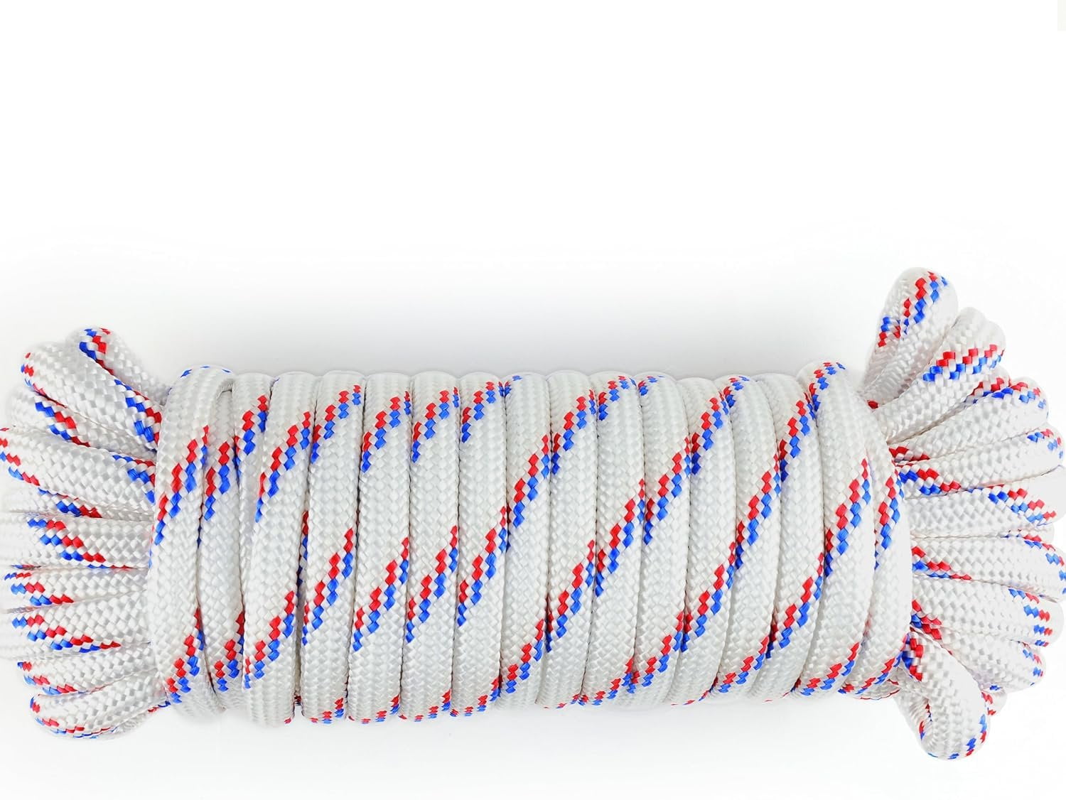 Wellmax Diamond Braid Nylon Rope, 3/8 in X 50 Foot, UV Resistant, High ...