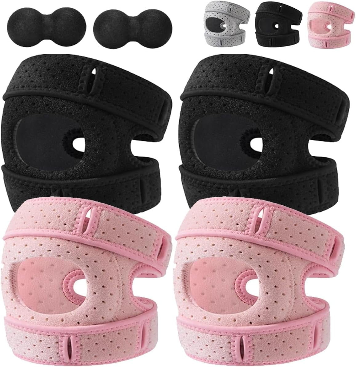 Wellnee Knee Brace, Wellknee Adjustable Patellar Pad, Tendon Support ...