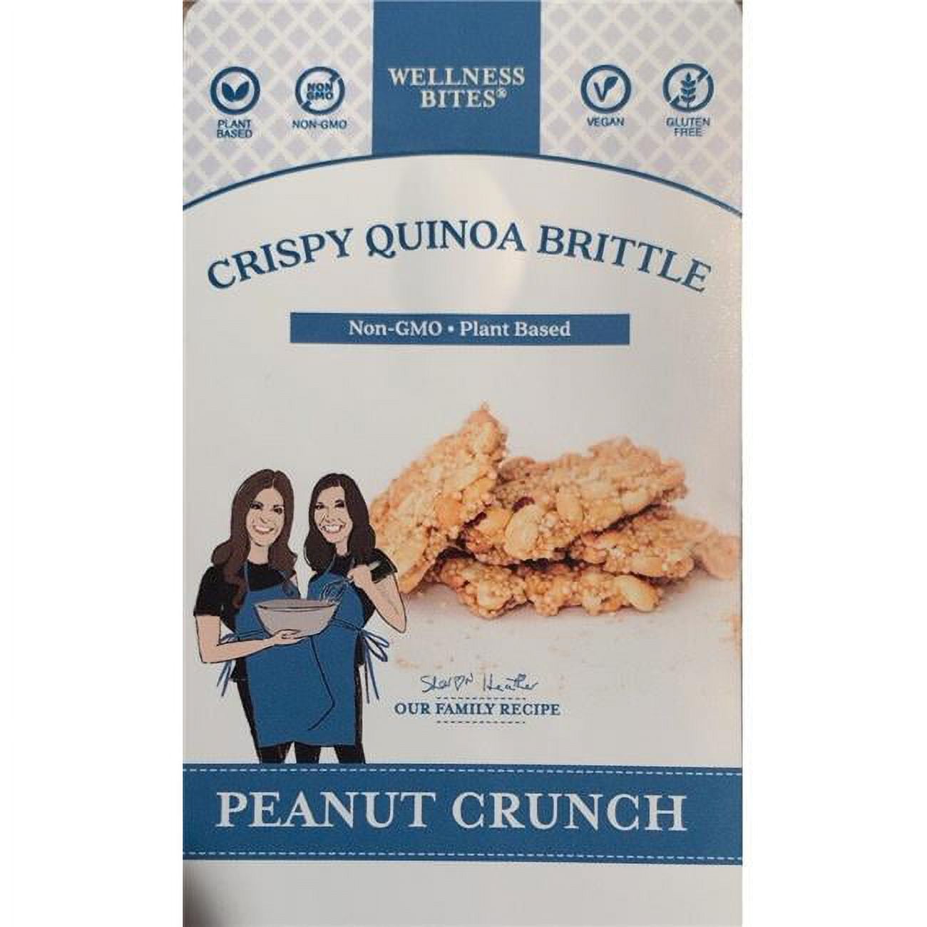 WELLNESS BITES BRITTLE QUINOA PNUT CRNC, Pack of 8 - Walmart.com