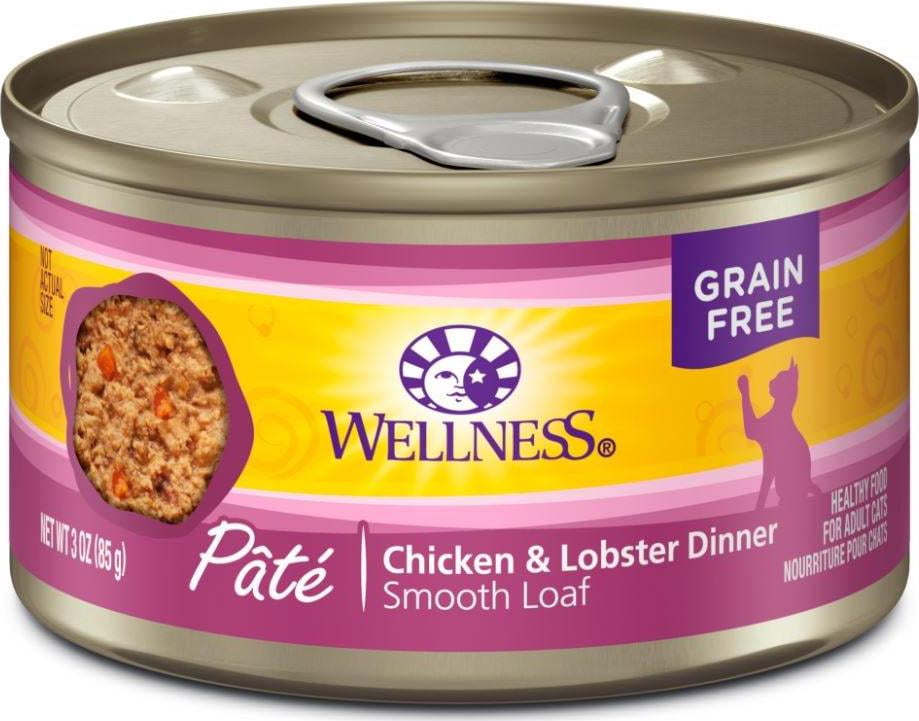 Wellness Complete Health Natural Grain Free Chicken and Lobster Pate ...