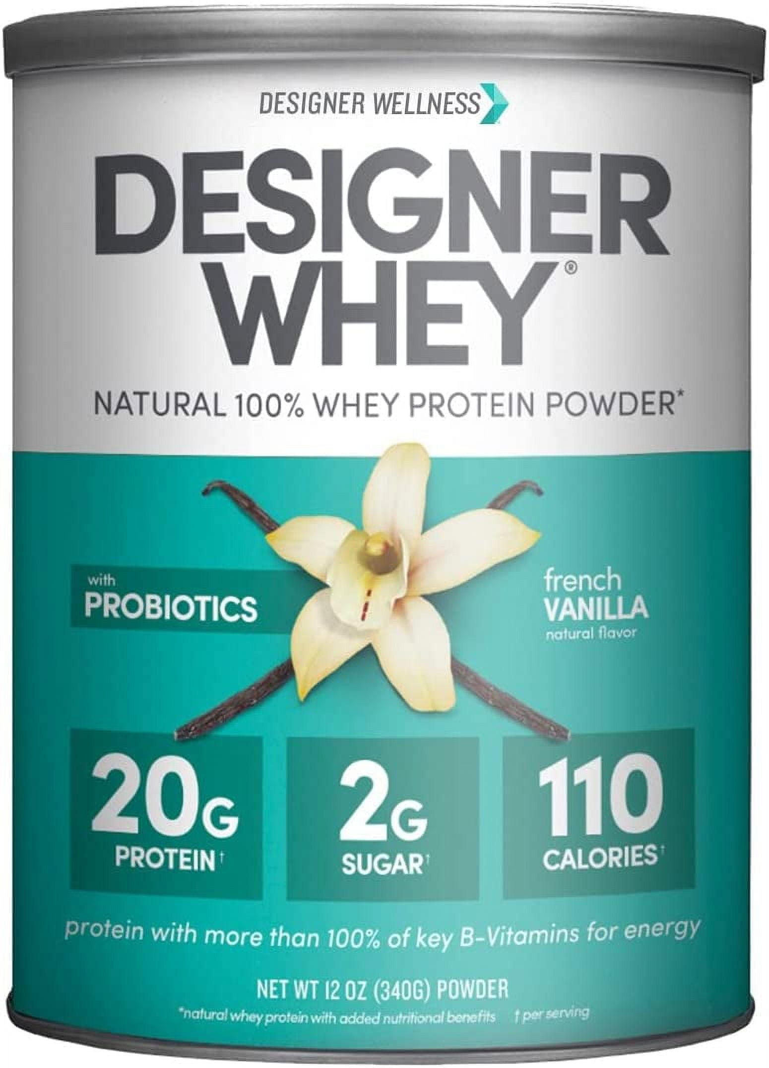 Wellness Designer Whey Natural 100% Whey Protein Powder With Probiotics ...