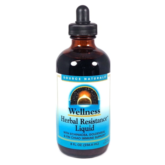 Wellness Herbal Resistance Liquid by Source Naturals - 8 Oz Supplement ...