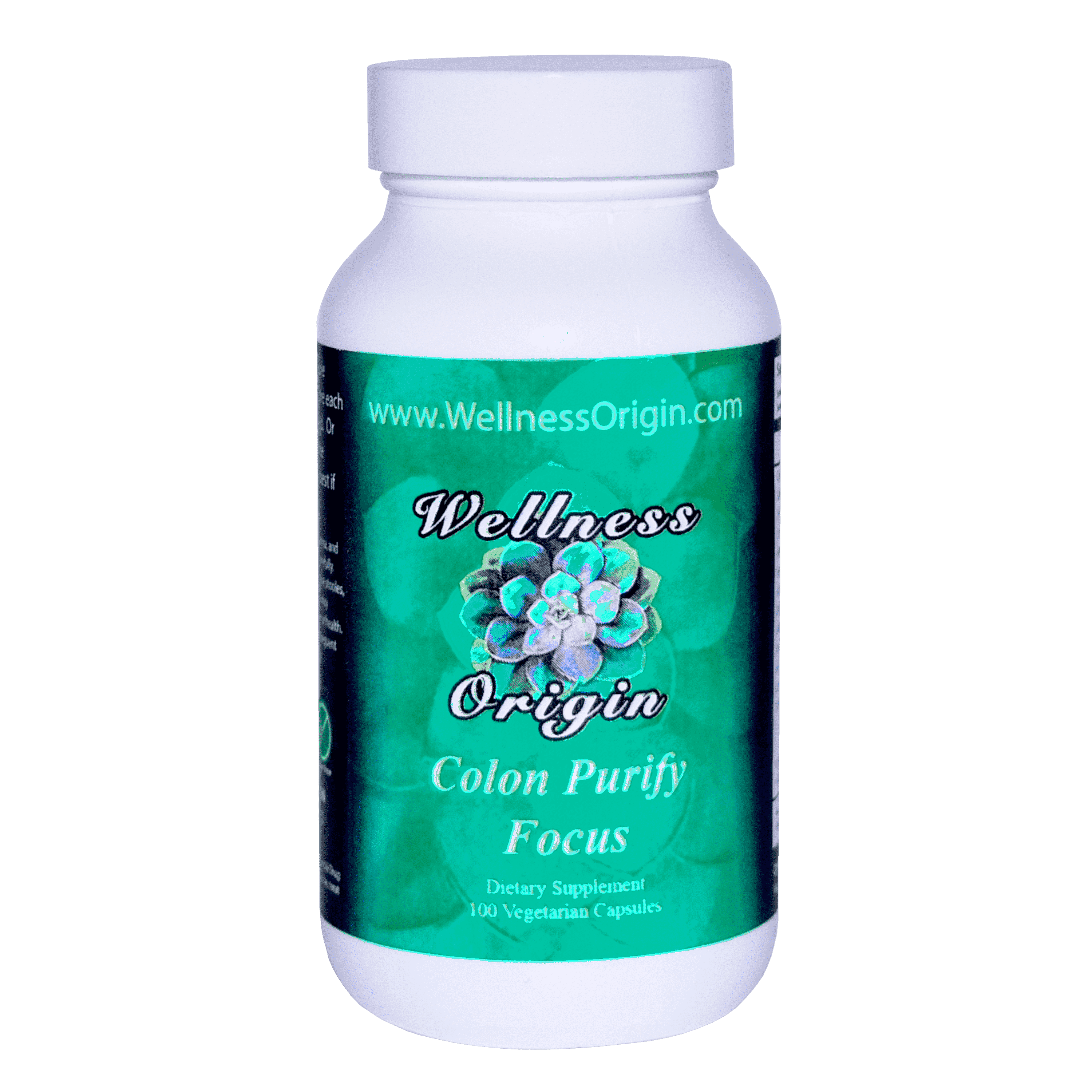 Wellness Origin Colon Purify Focus, Colon Cleanse Detox, Herbal Supplement 100 Capsules ...