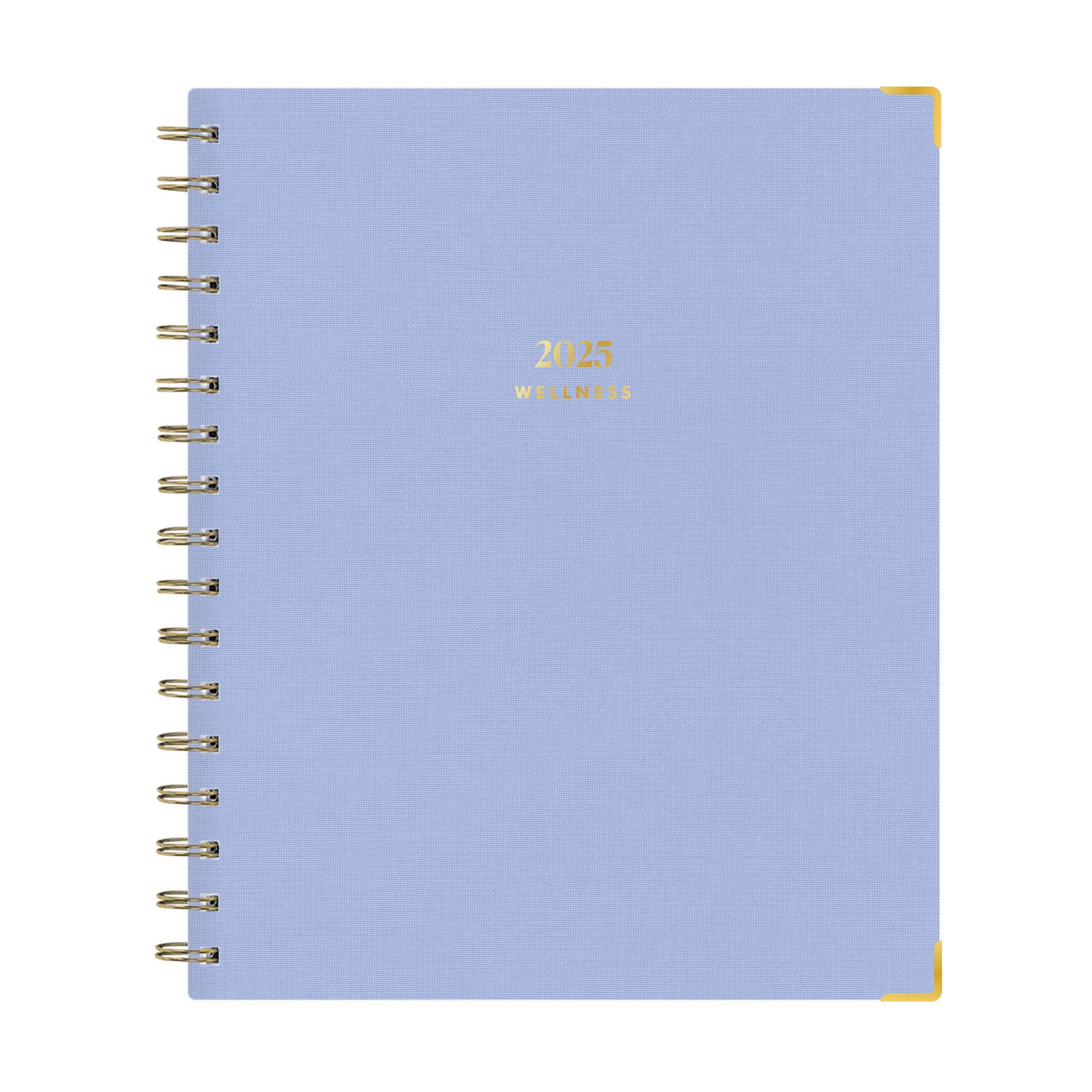Wellness Planner January - December 2025 Bookcloth 7"x9" Weekly/Monthly ...