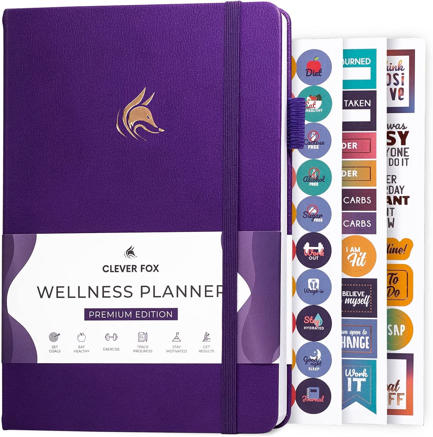Wellness Planner - Weekly & Daily Health and Wellness Log, Food Journal ...