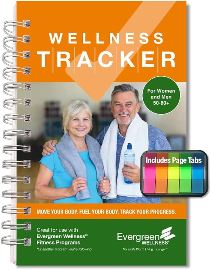 Wellness Tracker for Women and Men 50-80+, Enjoy This Wellness Journal ...