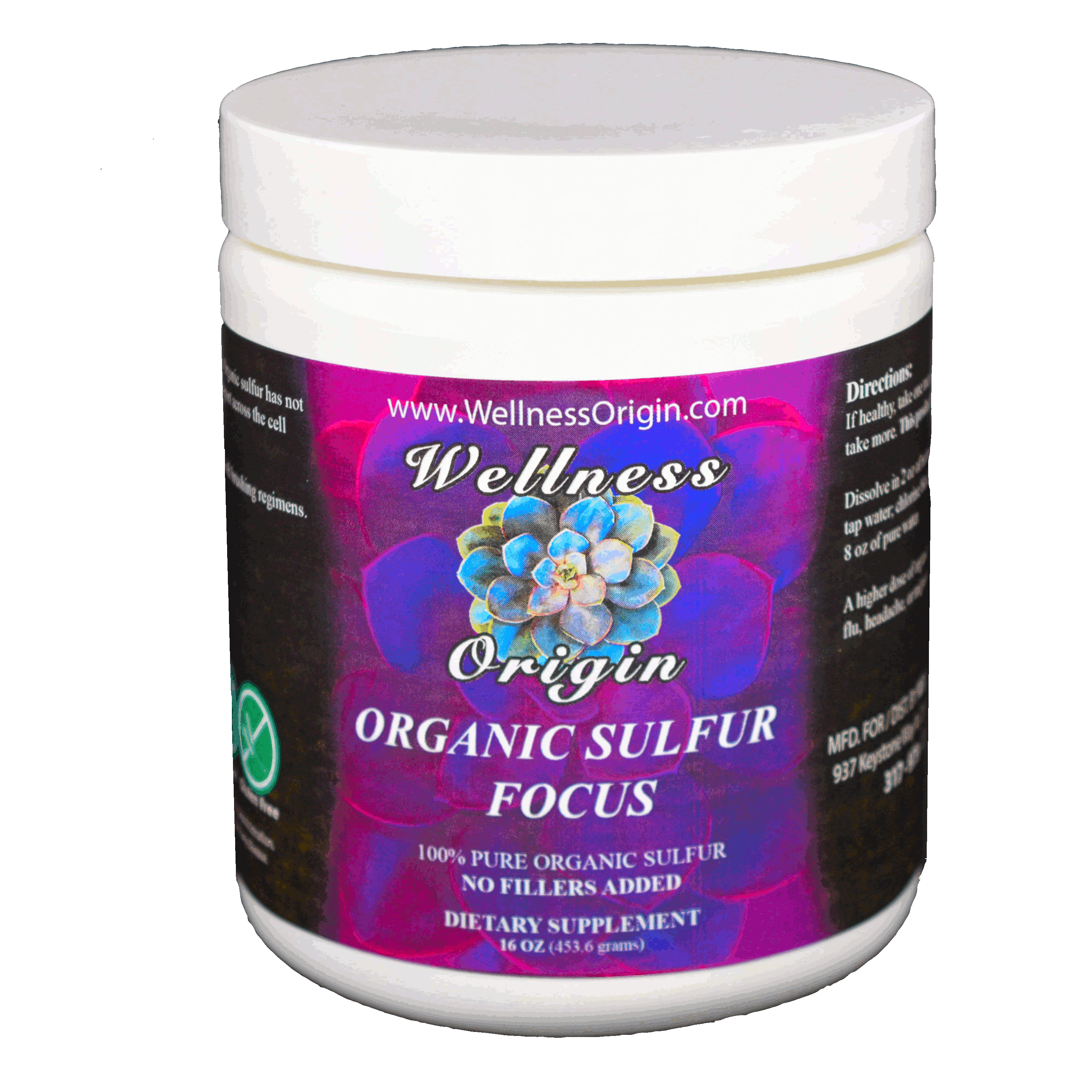 Wellness origin | Organic Sulfur Focus | Vital Building Block of Joints ...