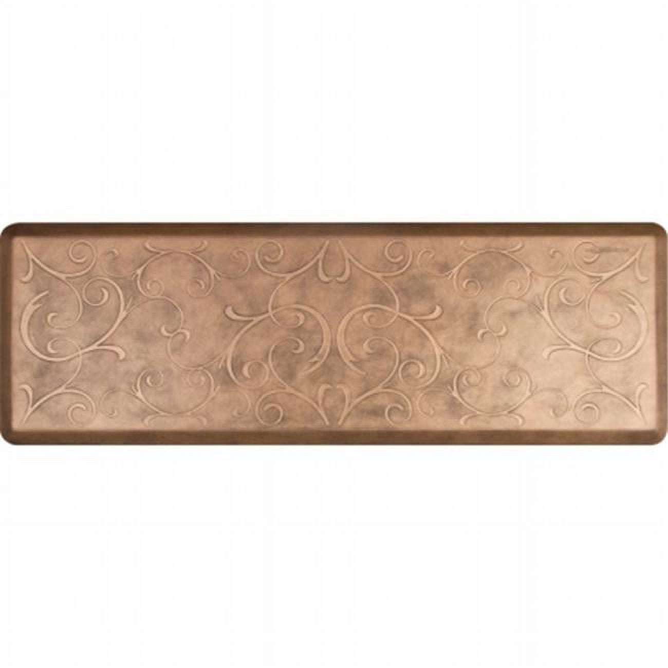 WellnessMats EB62WMRBGBLK Estates Bella Kitchen Mat - Bronze, 6 L x 2 W ...