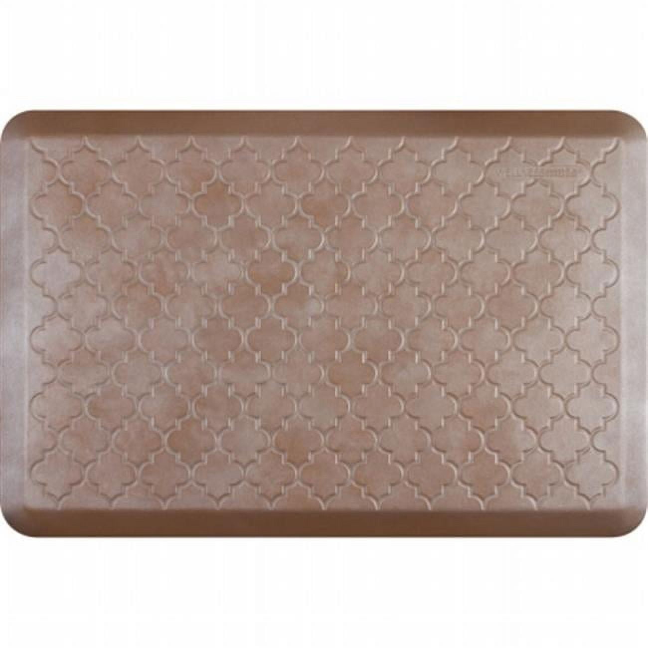 WellnessMats Estates Shades of Silver Trellis - Floor mat - rectangular ...