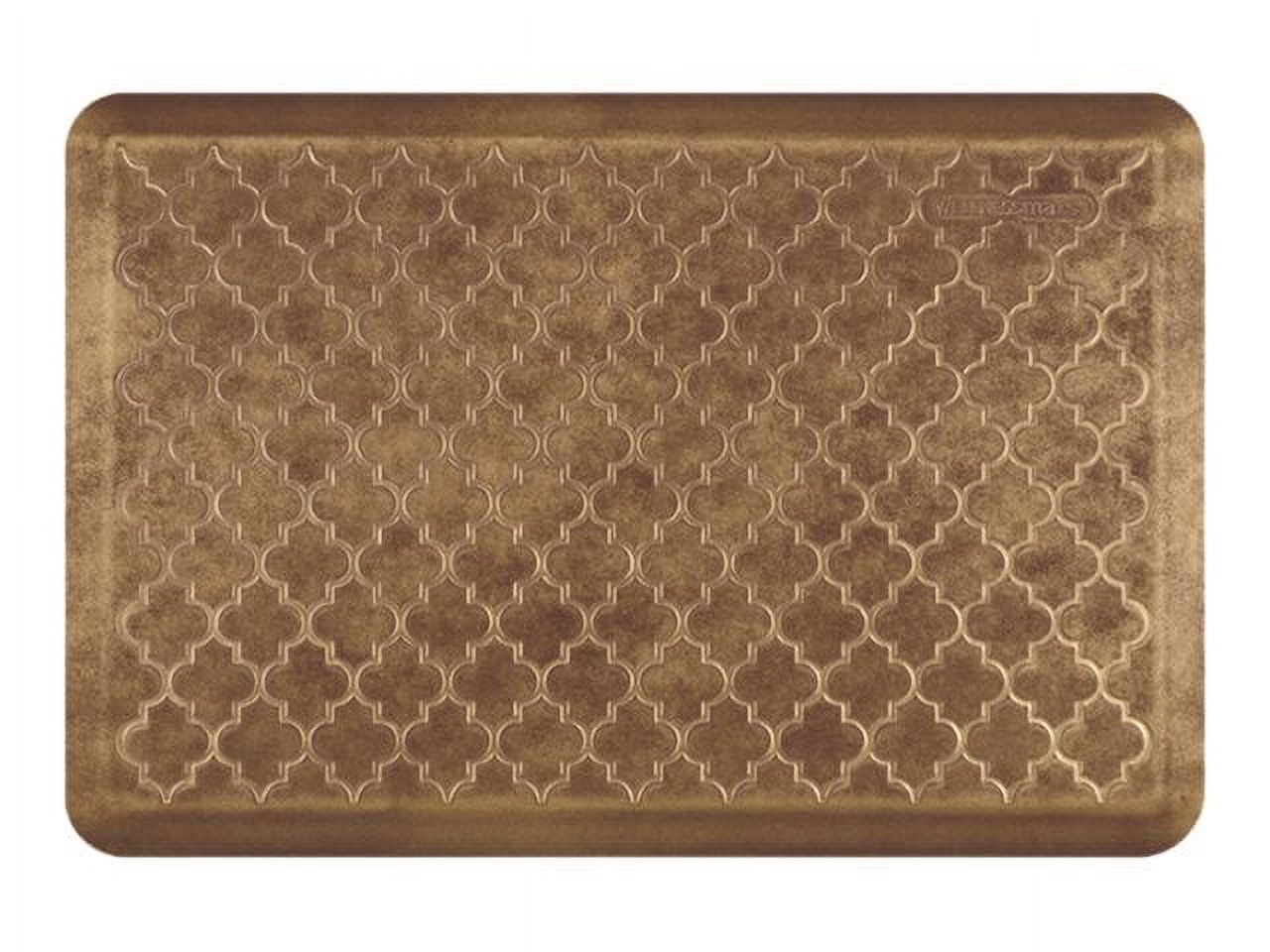 WellnessMats Estates Shades of Gold Trellis - Floor mat - rectangular ...