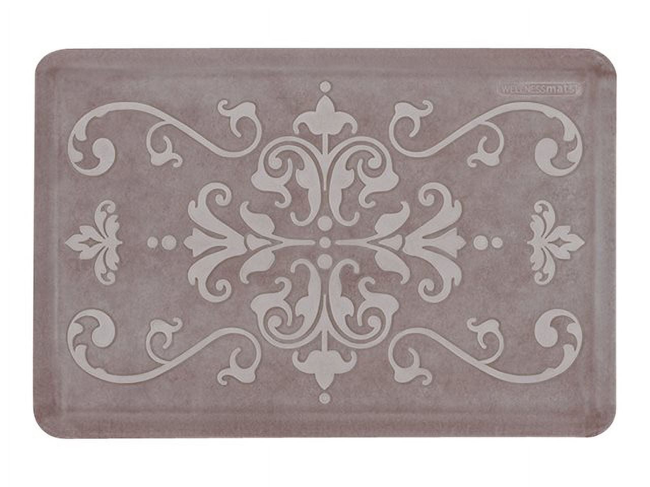WellnessMats Estates Shades of White Entwine - Floor mat - rectangular ...