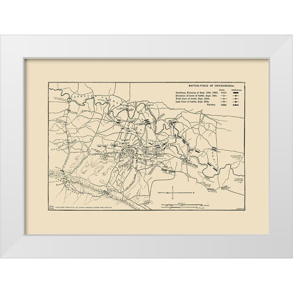 Wells 32x24 White Modern Wood Framed Museum Art Print Titled ...