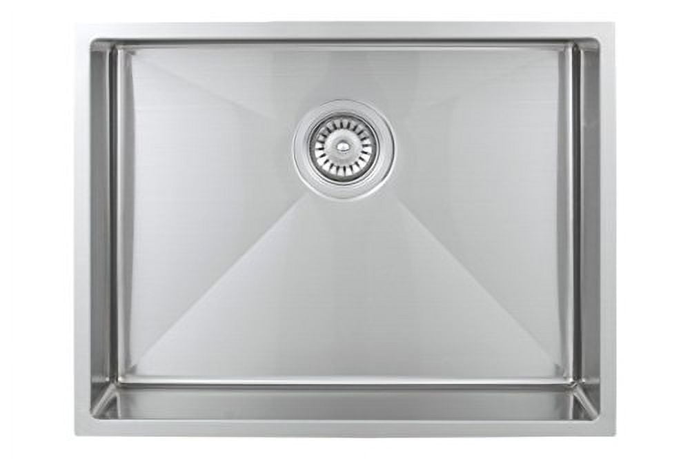 Wells Handcrafted 23-inch 18-gauge Undermount Single Bowl ADA Compliant ...