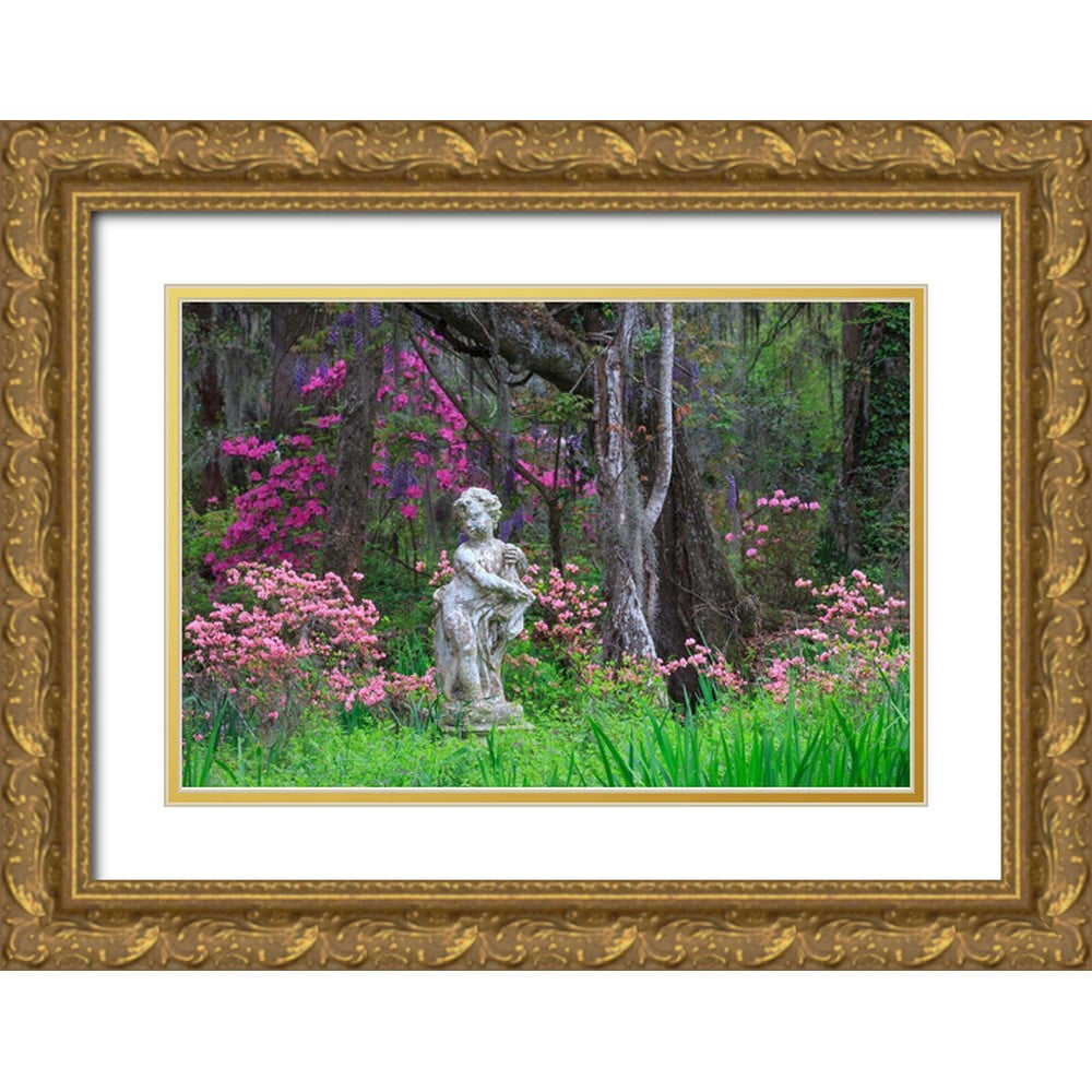 Wells, Joanne 24x17 Gold Ornate Wood Framed with Double Matting Museum ...