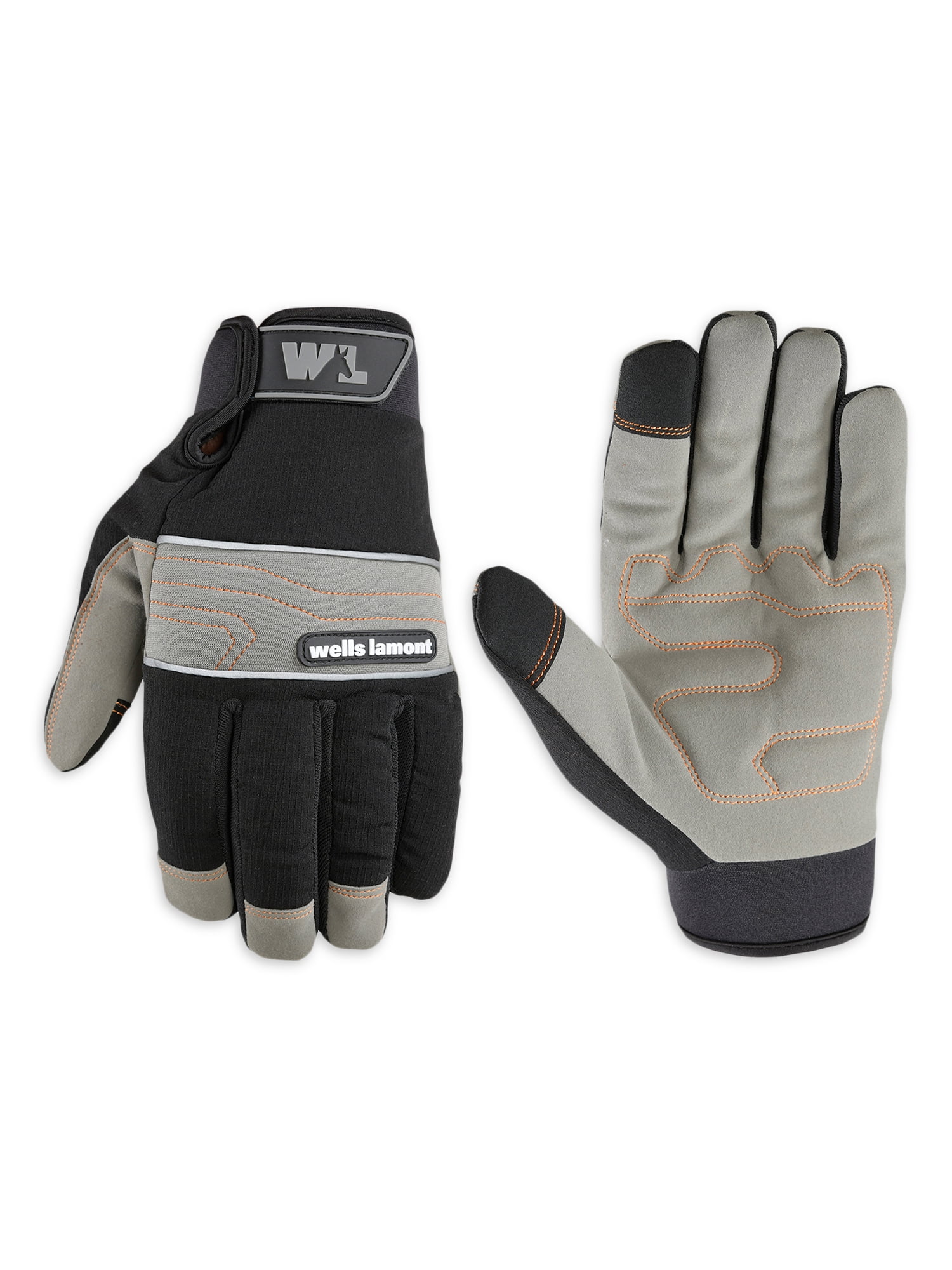 Wells Lamont Men's Lined Synthetic Leather Cold Weather Work Gloves ...