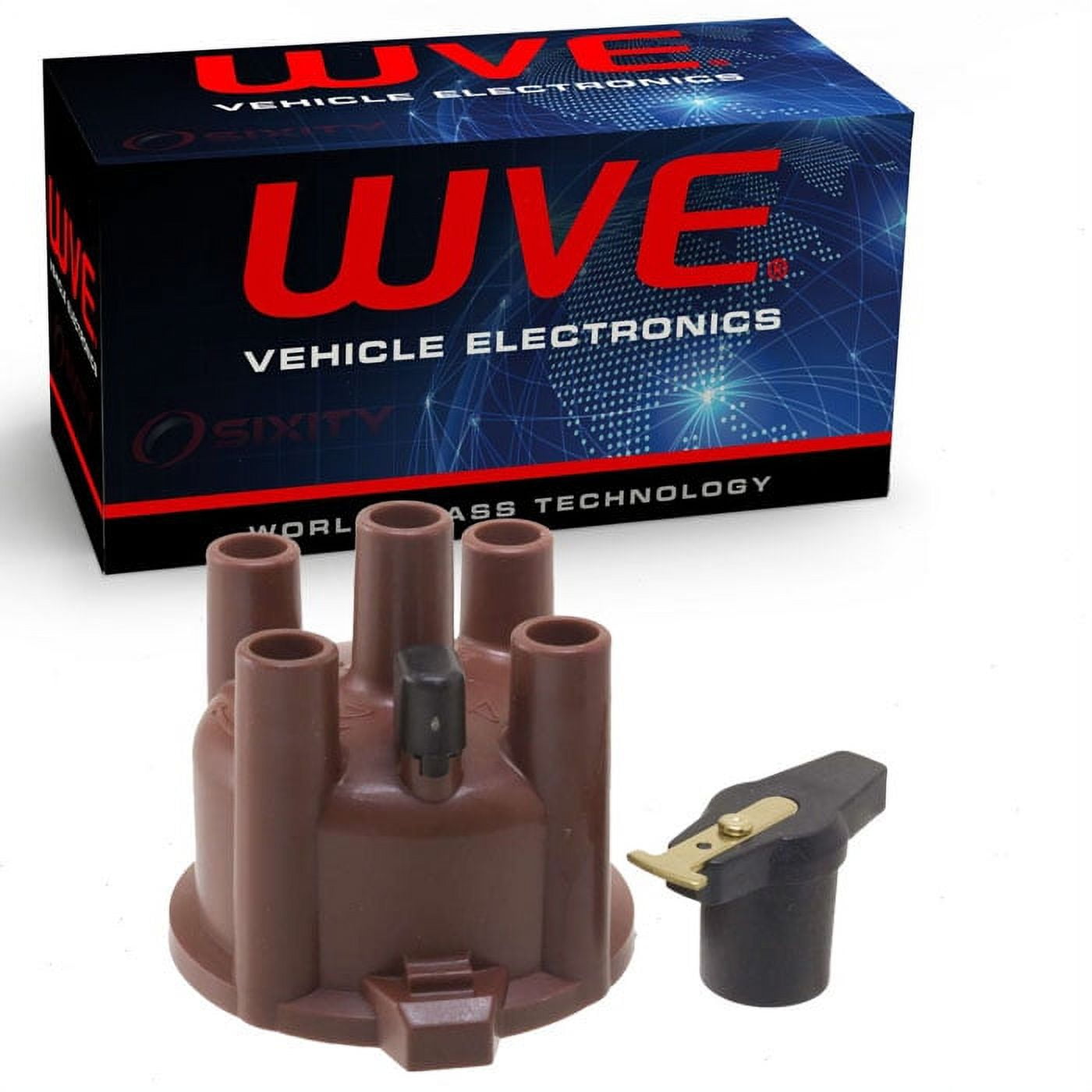 Wells WVE Distributor Cap & Rotor Kit compatible with Suzuki Samurai ...