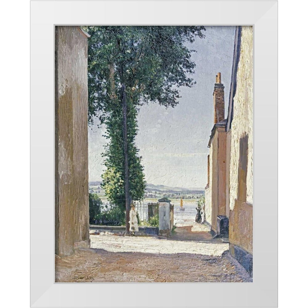 Wells, William Page Atkinson 26x32 White Modern Wood Framed Museum Art ...