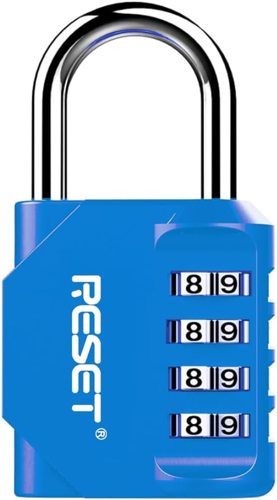 Wellsay -060 4 Digit Combination Lock Outdoor Padlock for School m ...