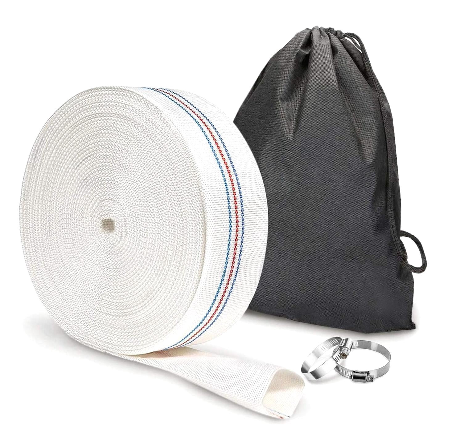 Wellsay 1.00 in x 30 ft Backwash Discharge Hose Reinforced, PVC Lay ...
