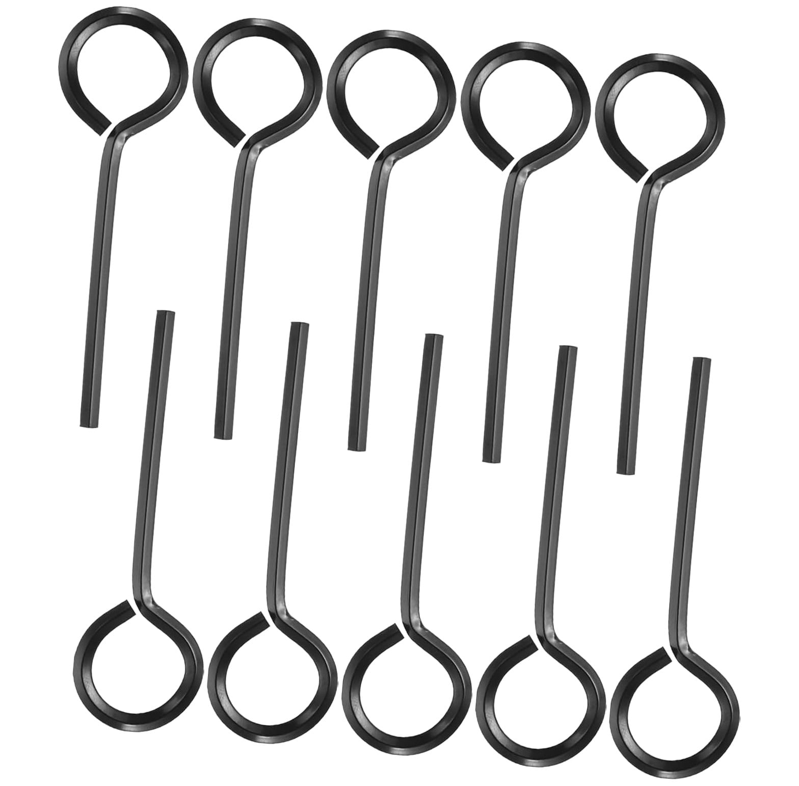 Wellsay 1/8" Standard Hex Dogging Key, 10 Pack Steel Wrench Door Key ...