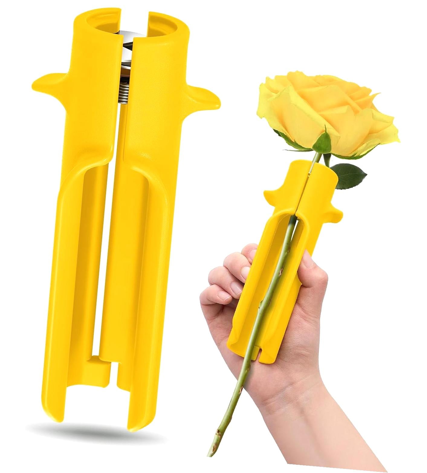 Wellsay 1 Piece Rose Thorn Stripper Tool Thorn Remover for Roses Leaf ...